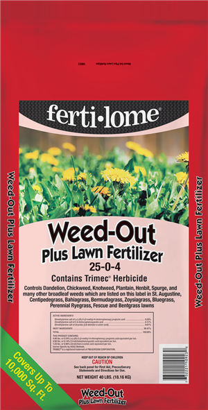 Ferti-Lome Weed-Out Plus Lawn Fertilizer 25-0-4 - Greer, SC - Blue ...
